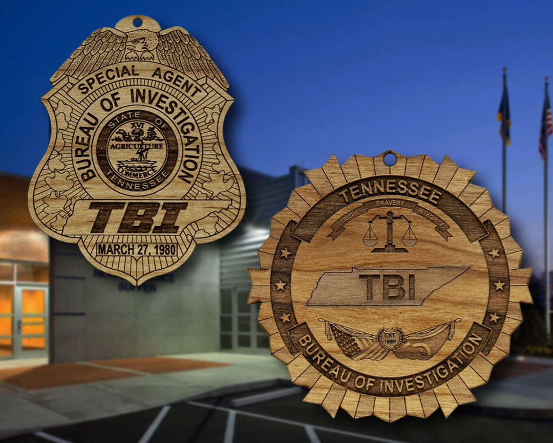 Wooden TBI Badge & Patch Ornament - Etsy