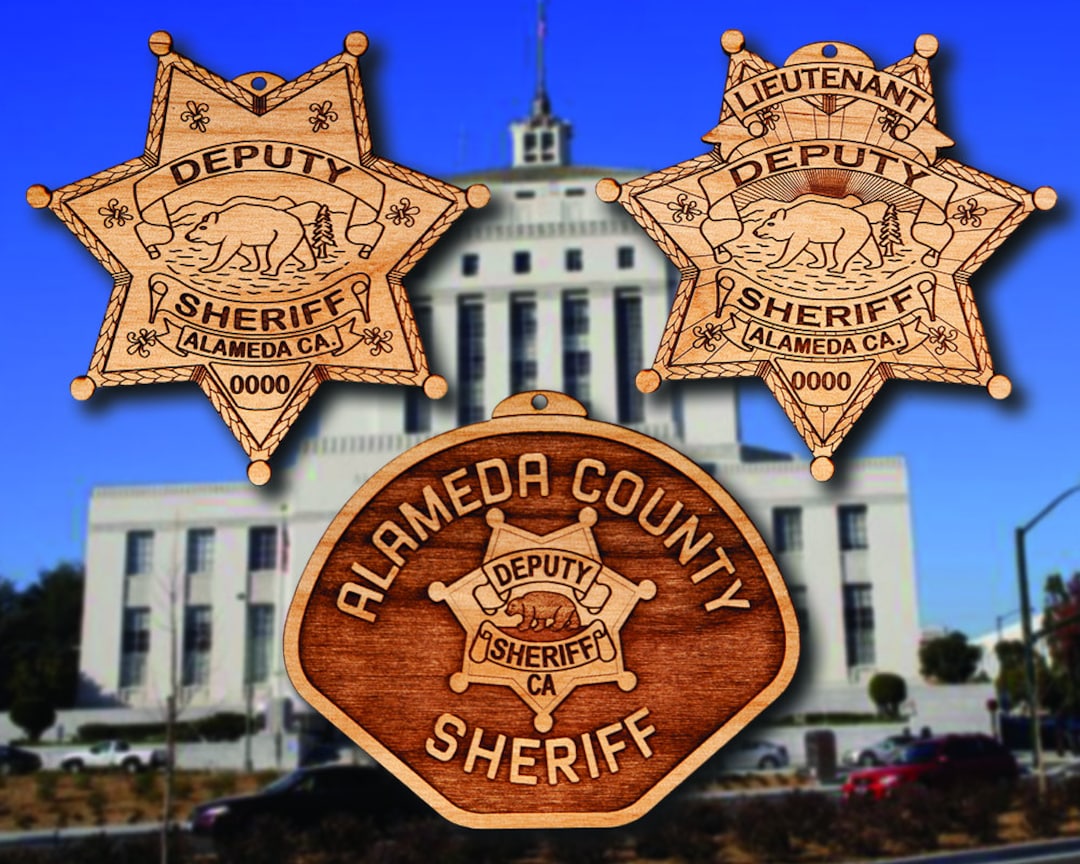 Alameda Co CA Sheriff Badge or Patch Ornament - Etsy