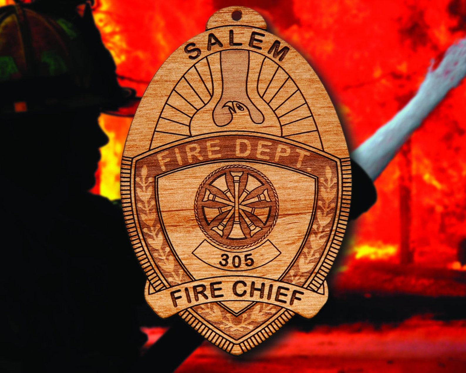 Misc. EMS FD Badge or Shoulder Patch Ornament 4 - Etsy