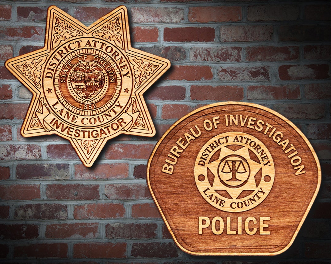 Wooden Lane Co OR DA Badge or Patch Plaque - Etsy