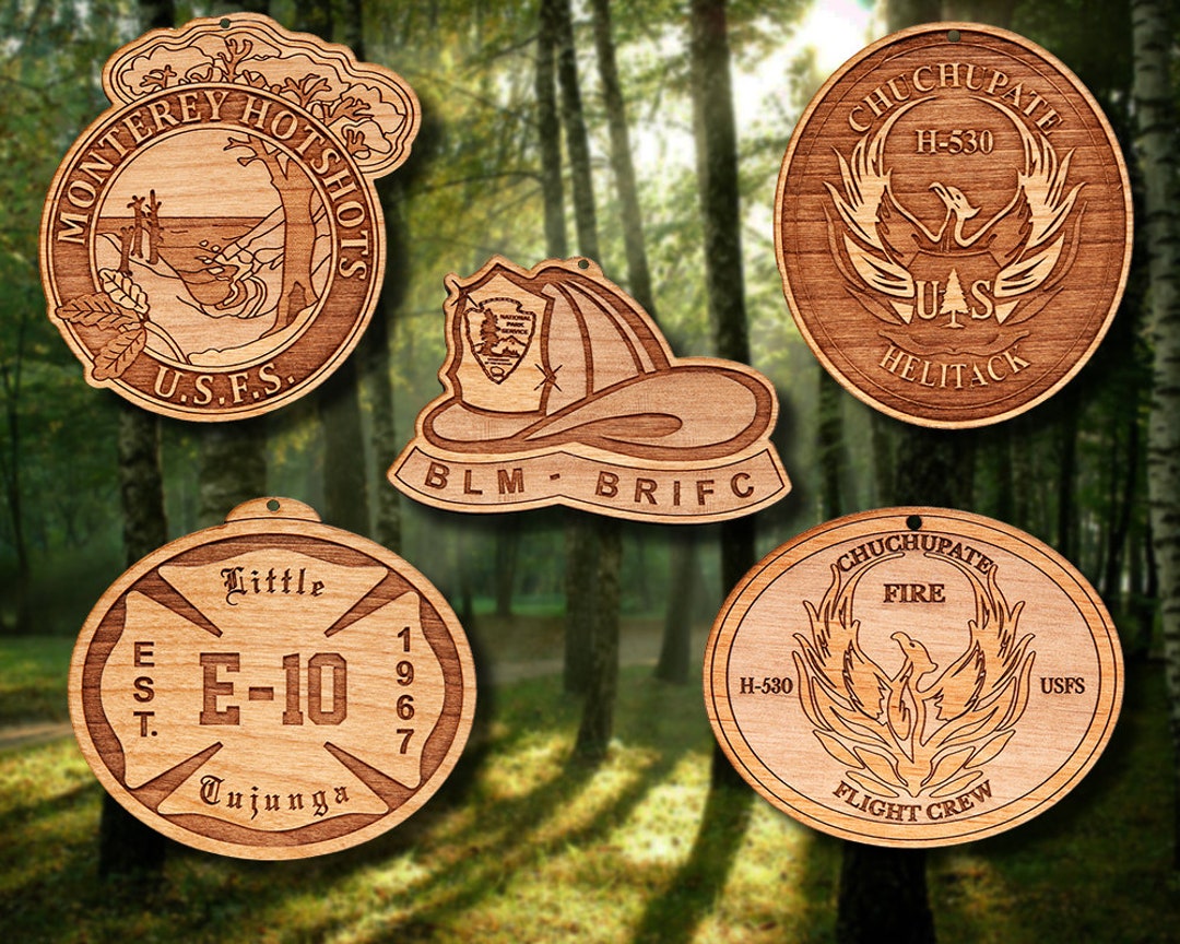 US Forest Service Patch Ornament - Etsy