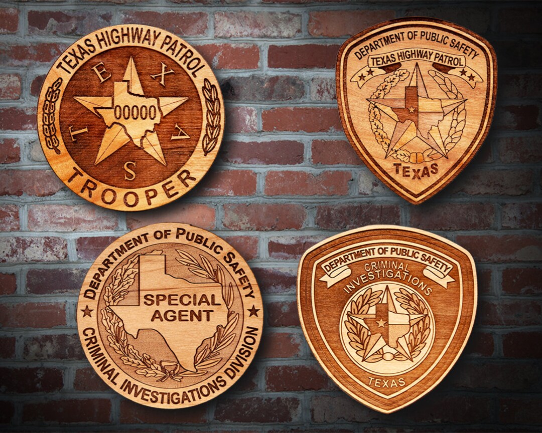 Wooden Texas HP Badge or Patch Plaque - Etsy