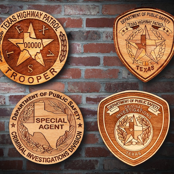 Texas Dps Badge - Etsy
