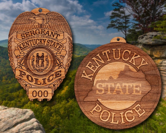 Kentucky State Police Badge or Shoulder Patch Ornament | Etsy