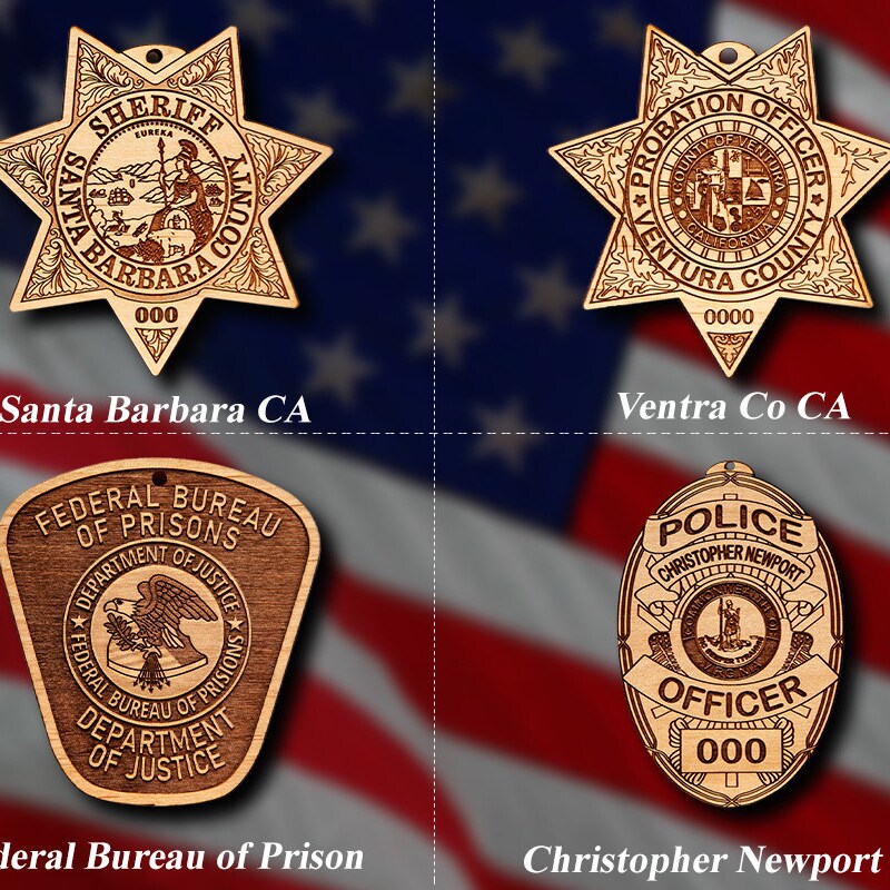 Federal Bureau of Prisons Badge - Etsy