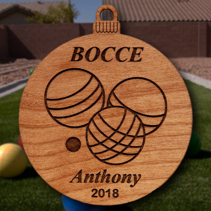 Bocce Christmas Ornaments - Etsy