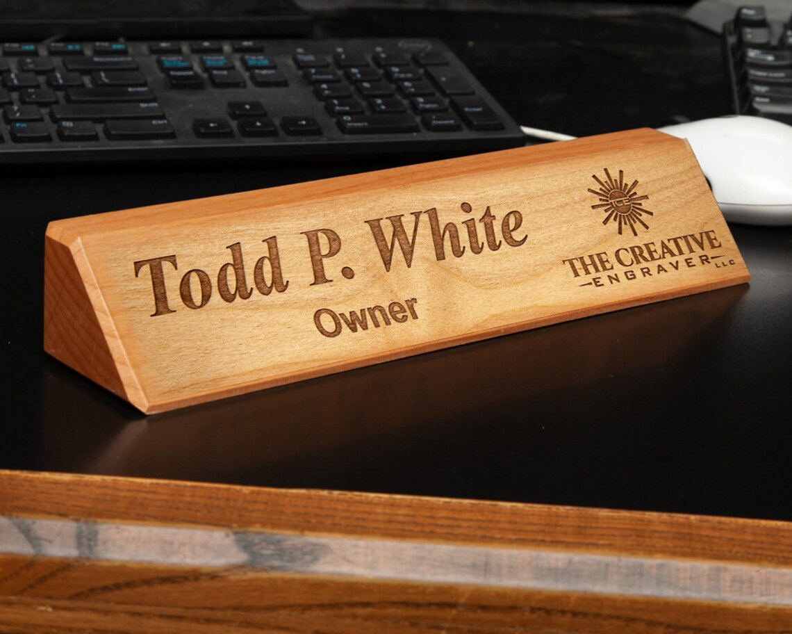 Desk Name Plates | Etsy