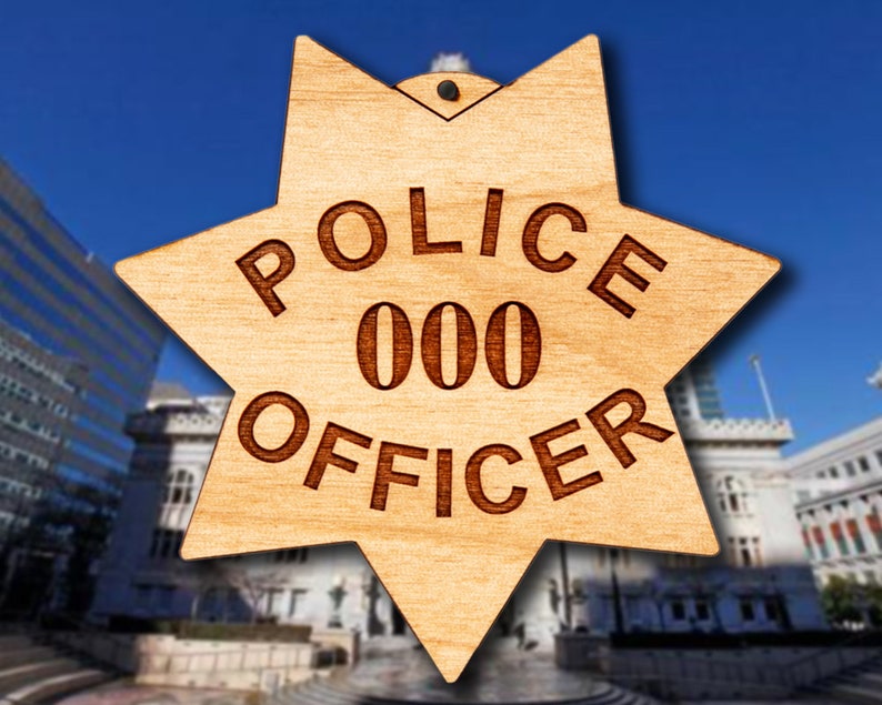 Oakland CA Police Shoulder Patch Ornament | Etsy