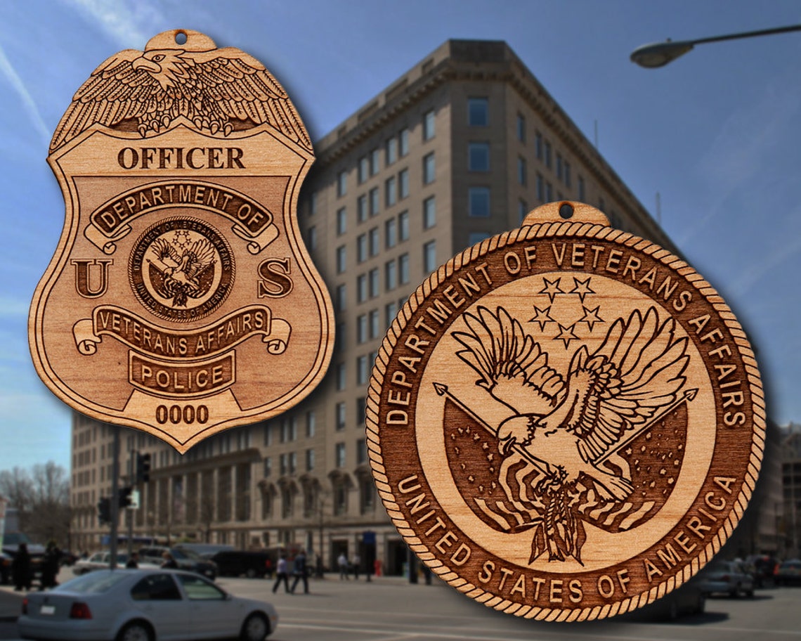 Dept Veterans Affairs Badge or Logo Ornament | Etsy