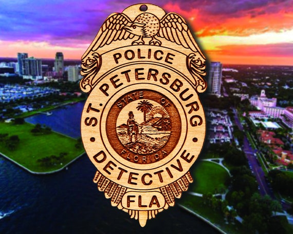 St Pete Police Department Badge