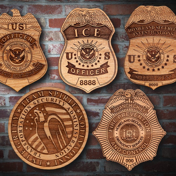 Homeland Security Badge - Etsy
