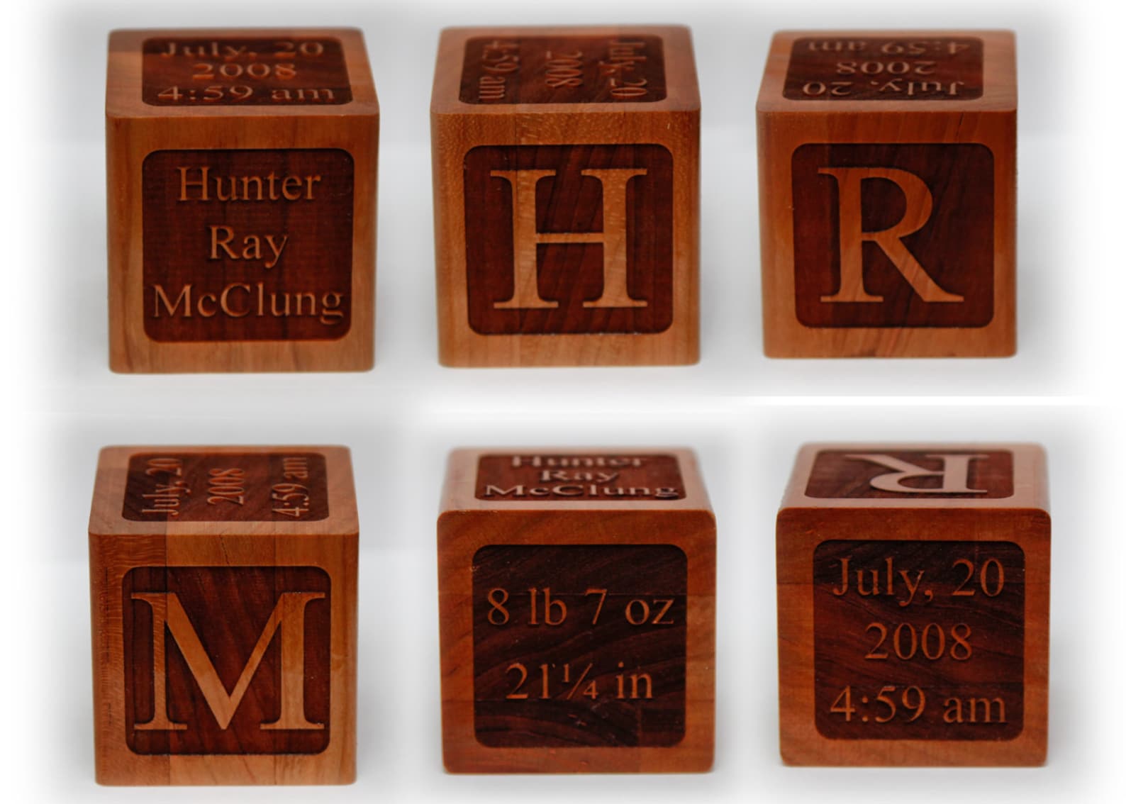 Personalized Baby Block With Baby's Birth Information - Etsy