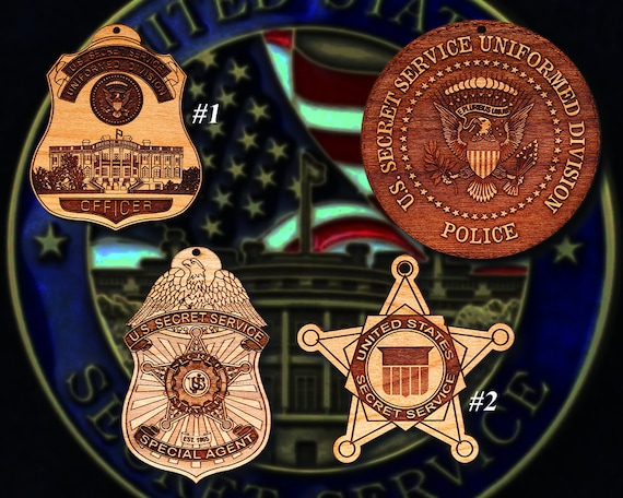 US Secret Service Badge or Patch Ornament | Etsy