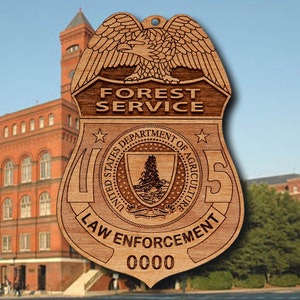 USDA Forest Service Badge or Patch Hanging Ornament - Etsy