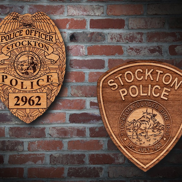 Stockton Police Patch Svg - Etsy