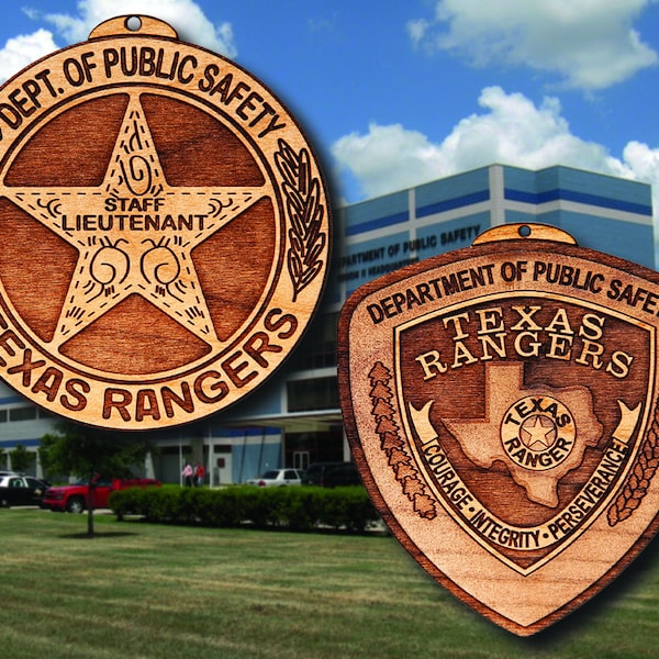 Texas Ranger Badge - Etsy