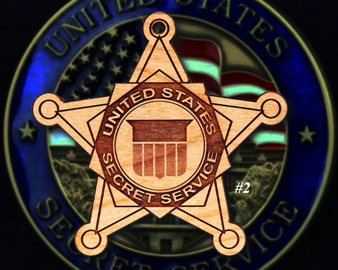 US Secret Service Badge or Patch Ornament - Etsy