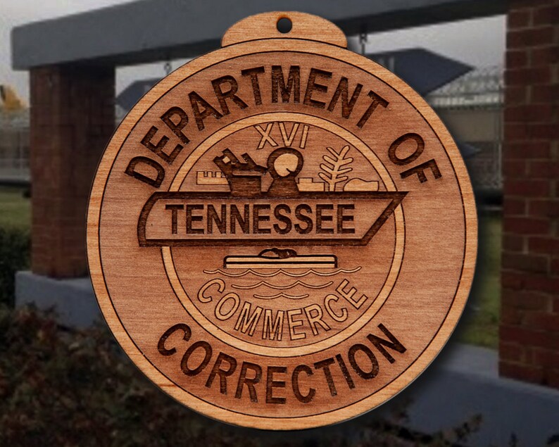 Wooden Tennessee DOC Badge and Patch - Etsy
