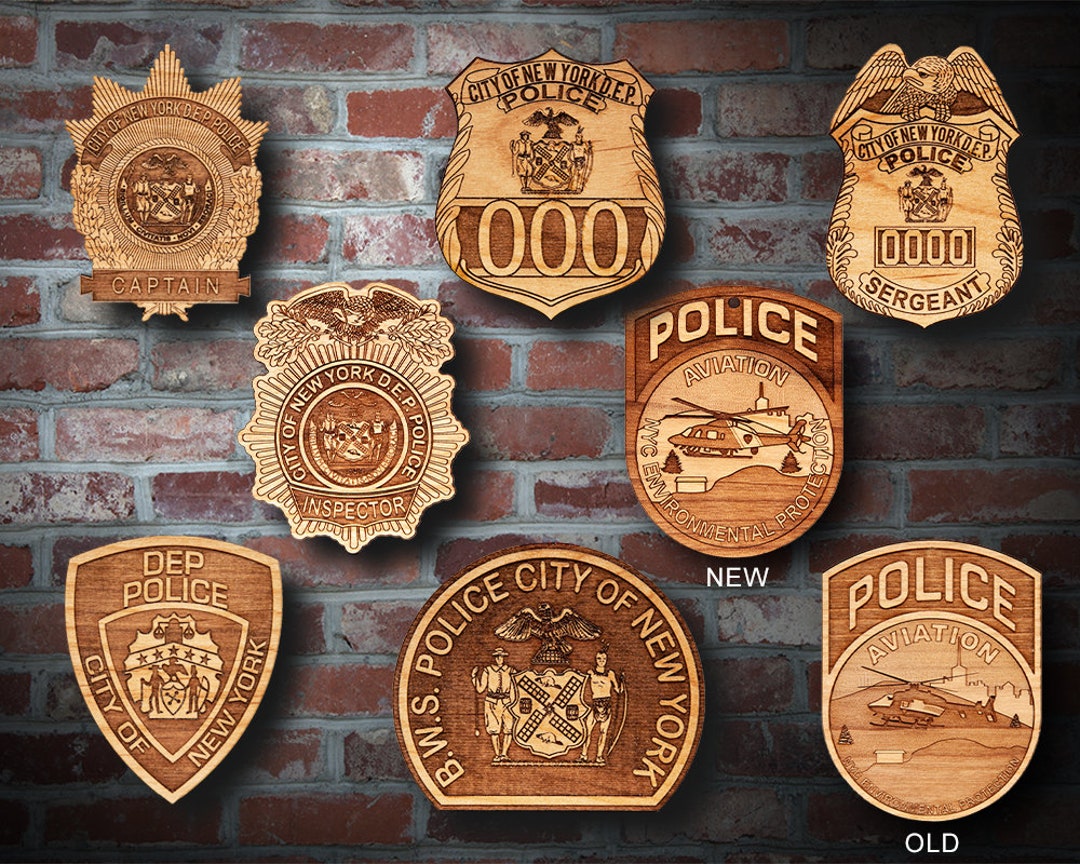 NYC DEP Shield or Shoulder Patch Plaques - Etsy