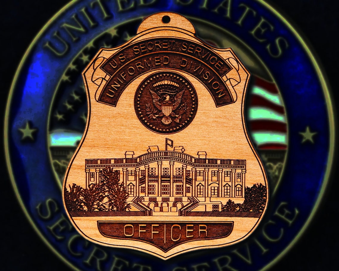 US Secret Service Badge or Patch Ornament - Etsy