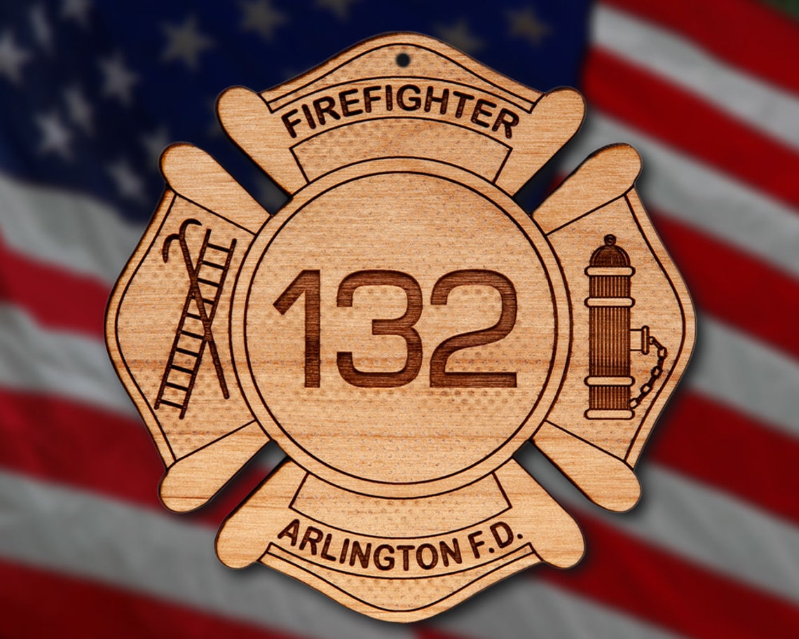 Misc. EMS FD Badge or Shoulder Patch Ornament 7 - Etsy