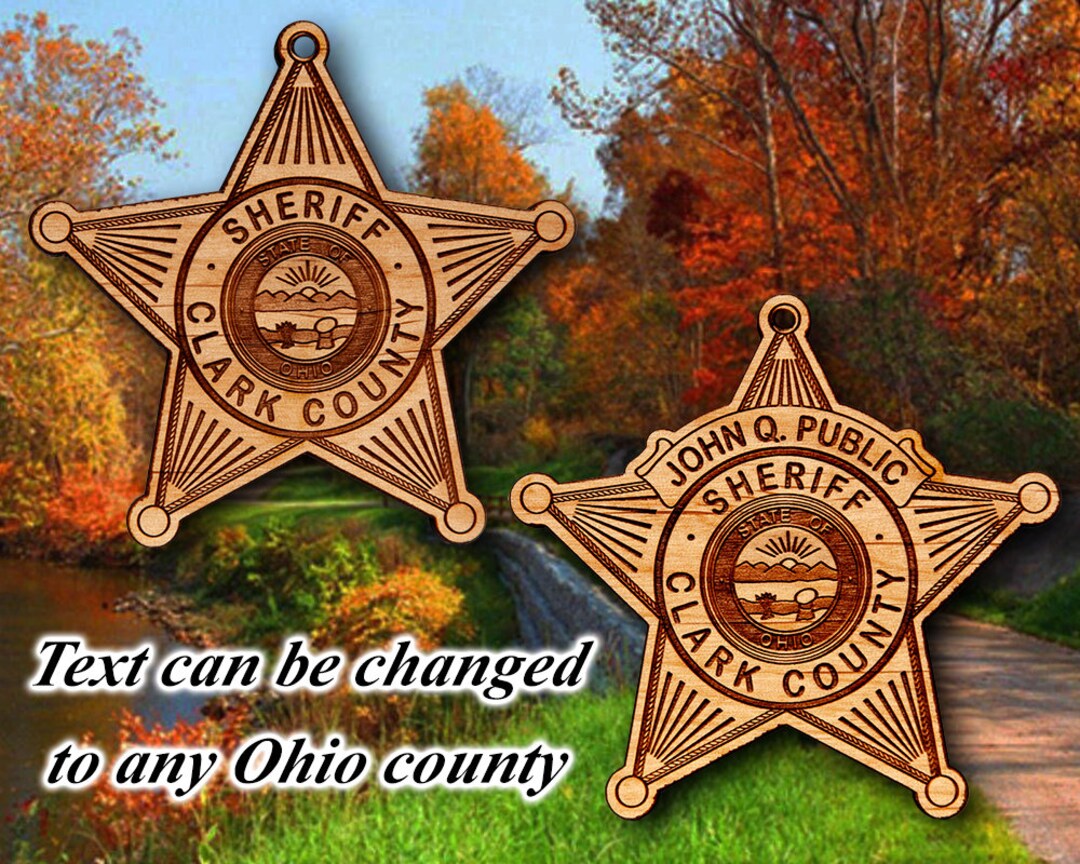 Ohio Countys Sheriffs Plaques - Etsy