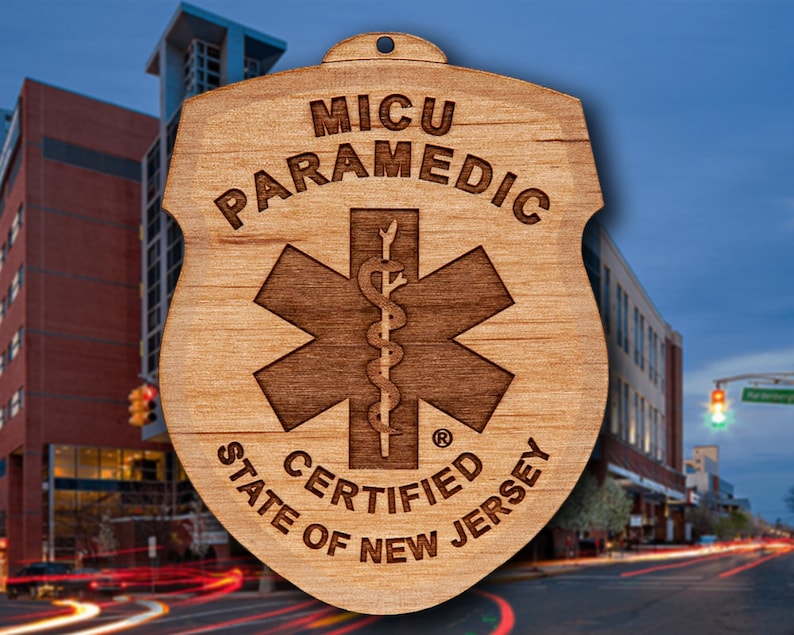 NJ Paramedic - RWJ Uv Hospital Patch Ornaments - Etsy