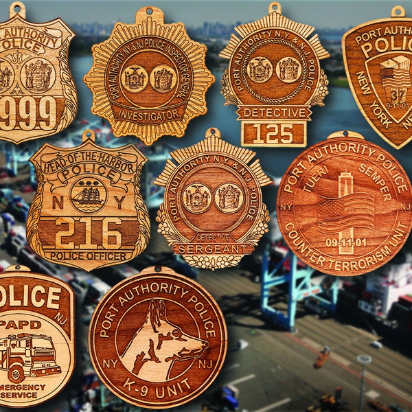 Port Authority Badge Svg - Etsy