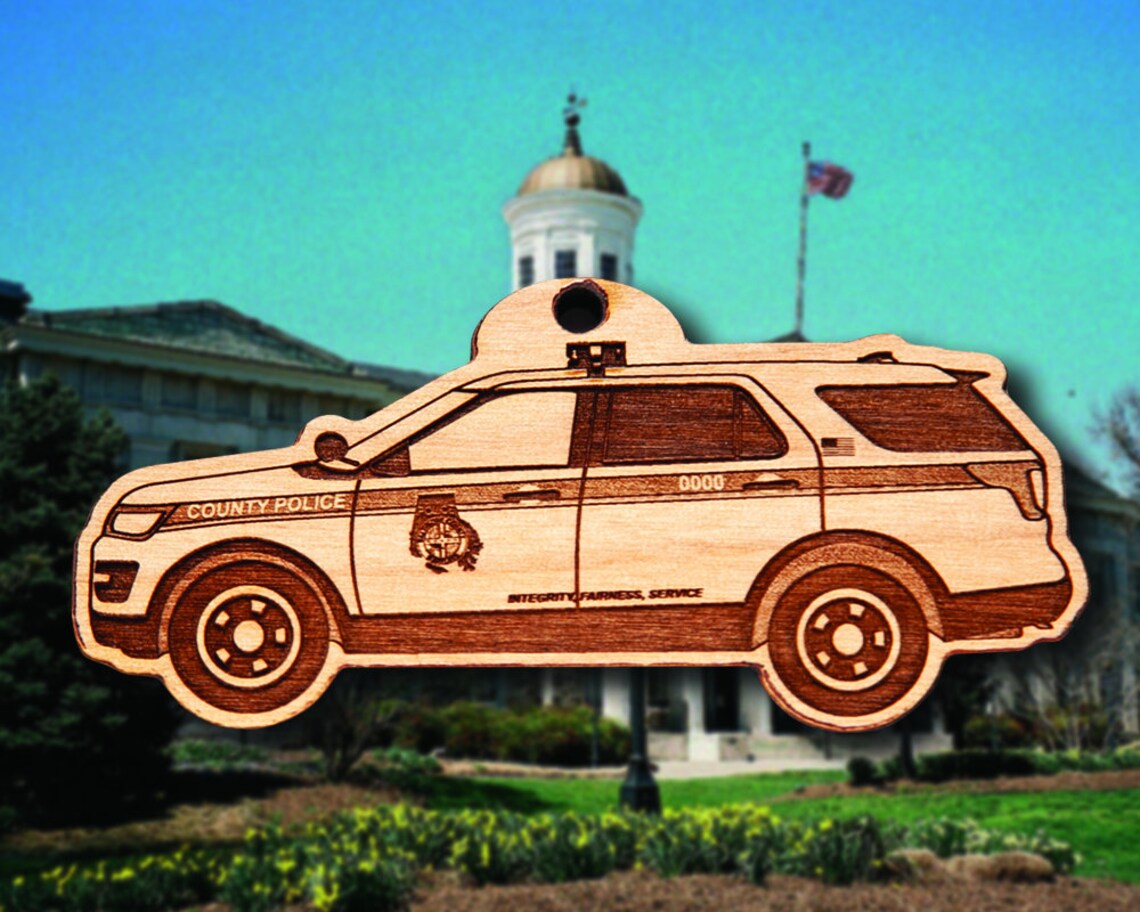 Wooden Baltimore County Police Badge or Shoulder Patch Hanging - Etsy