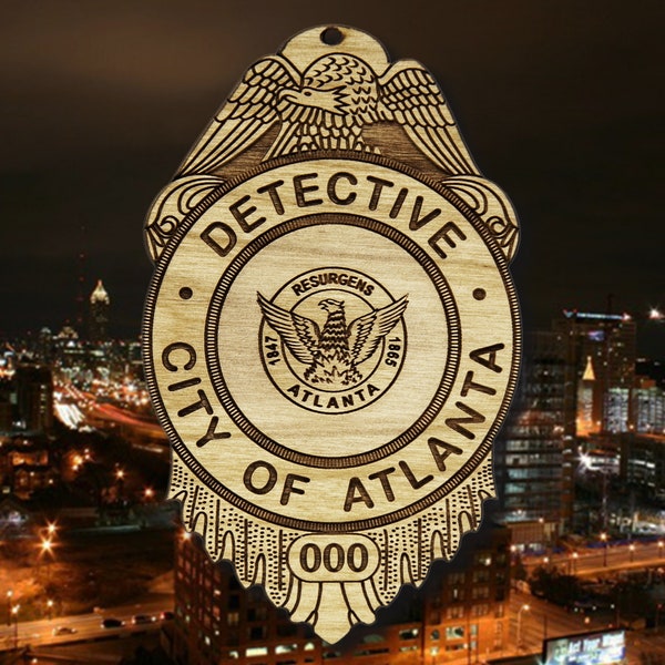 Atlanta Police Badge - Etsy
