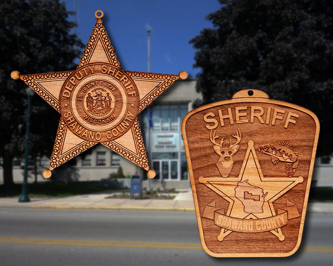 Shawano Co WI Police Badge or Patch Ornament - Etsy