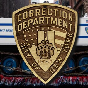 NY City DOC Badge or Patch Ornament - Etsy