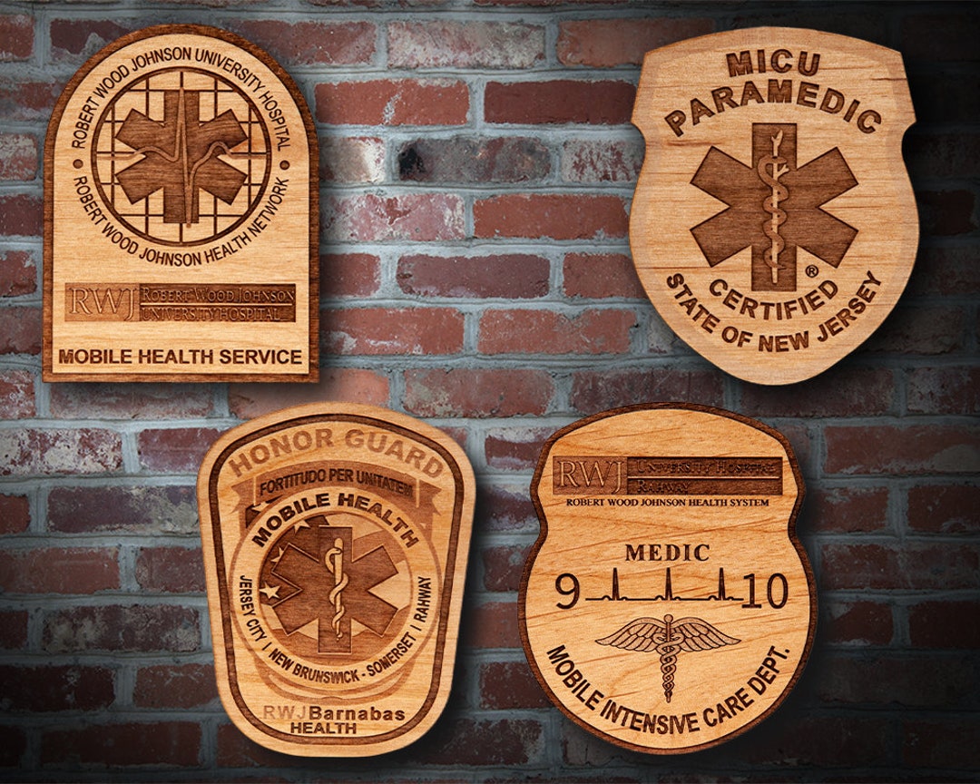 NJ Paramedic RWJ Uv Hospital Patch Plaques - Etsy