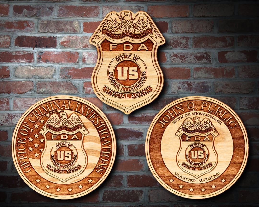 FDA Badge and Logo Plaques - Etsy