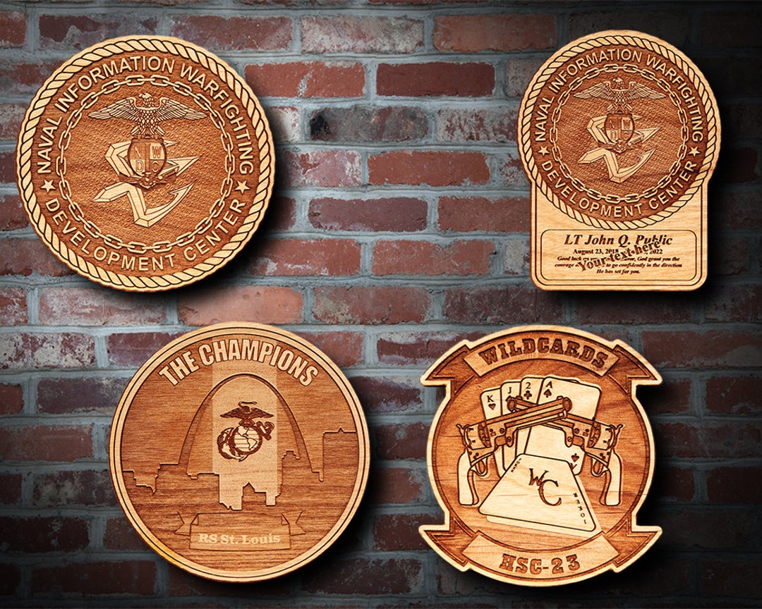 Wooden Misc. Military Patch Plaque 57 - Etsy