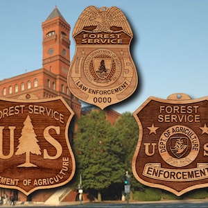 USDA Forest Service Badge or Patch Hanging Ornament - Etsy