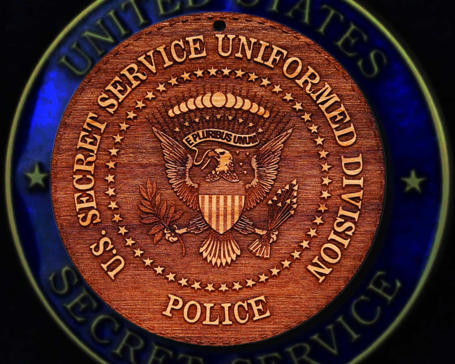 US Secret Service Badge or Patch Ornament - Etsy