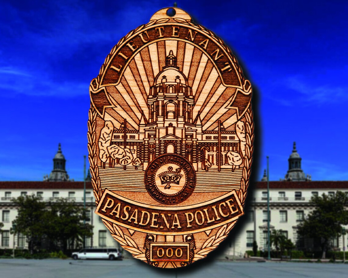 Wooden Santa Clara Co CA Police Badge or Patch Ornament - Etsy