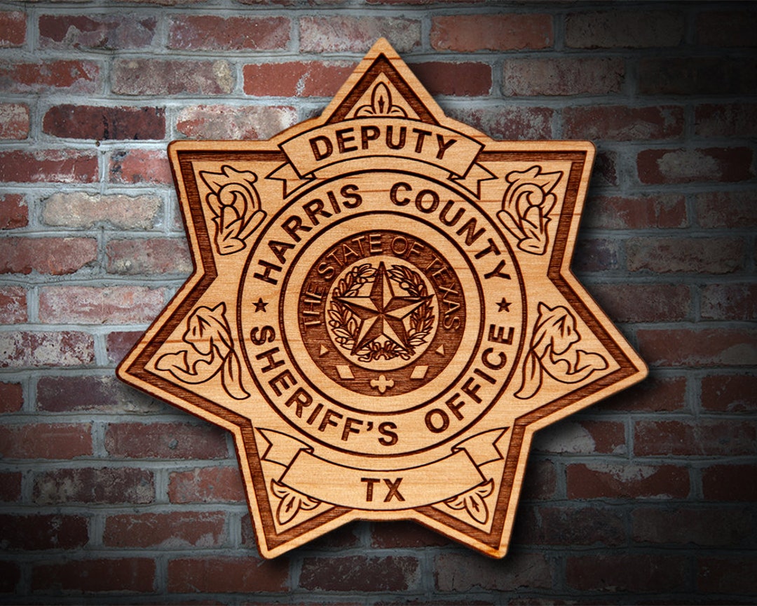 Harris Co. TX Sheriff Office Plaque - Etsy