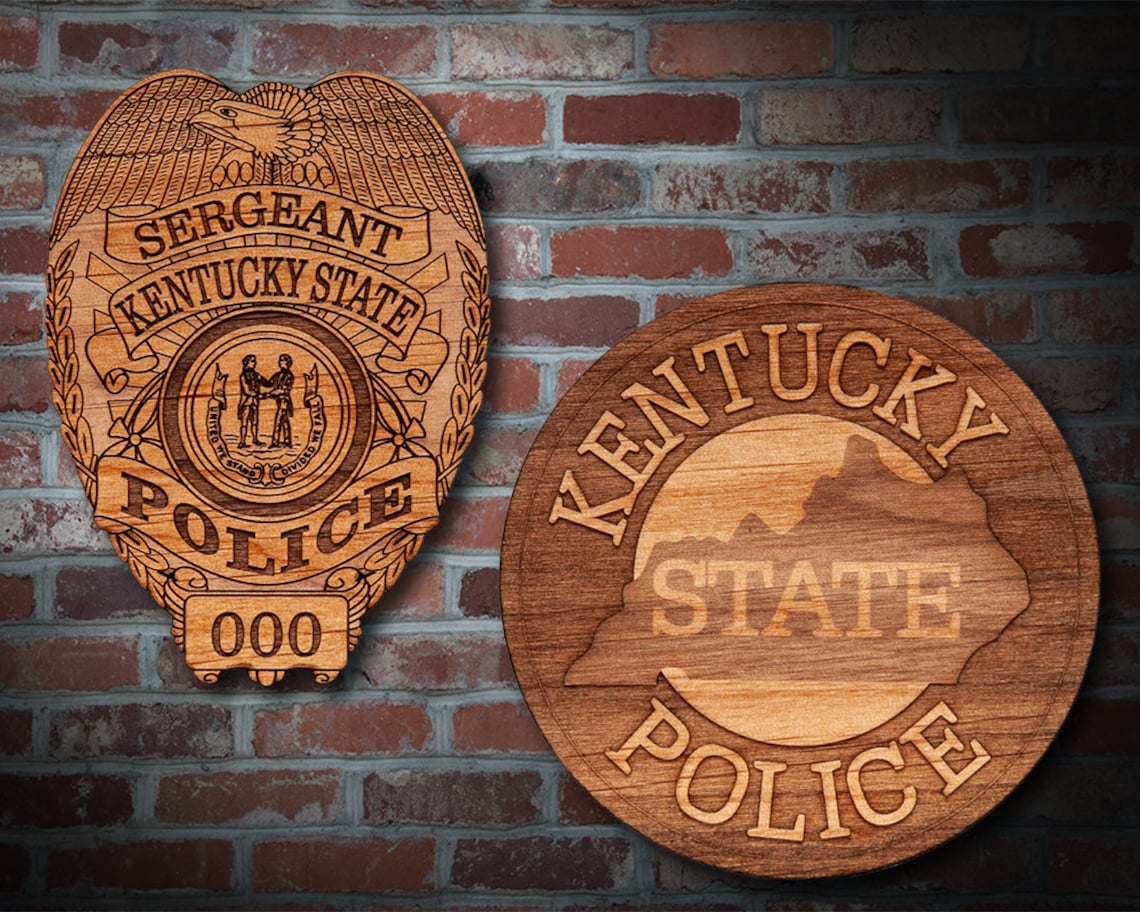 Kentucky State Police Badge or Patch Plaque - Etsy