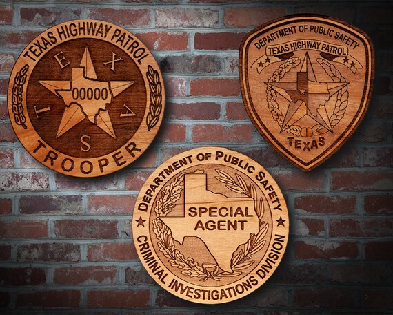 Wooden Texas HP Badge or Patch Plaque | Etsy