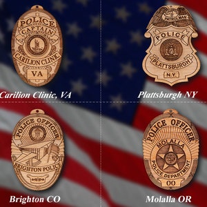 Misc. Wooden Badge or Shoulder Patch Ornament 36 - Etsy