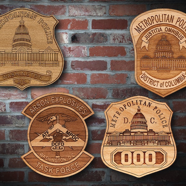 Dc Police Badge - Etsy