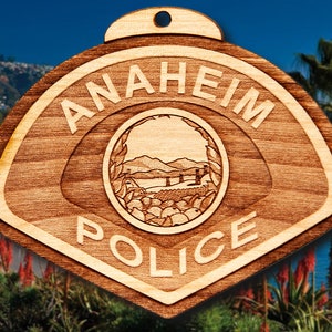 Anaheim Police Badge & Patch Ornament - Etsy