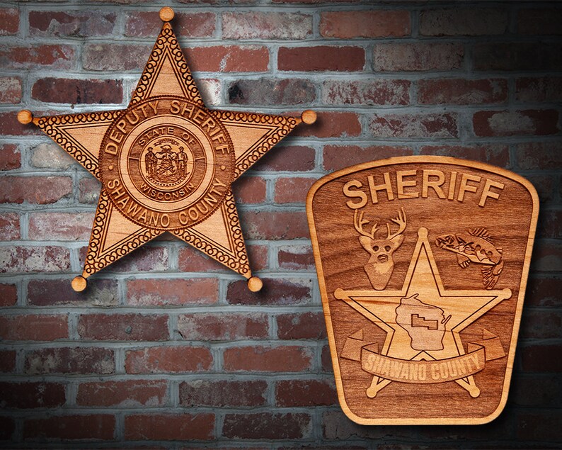 Shawano Co WI Police Badge or Patch Plaque - Etsy
