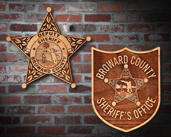 Broward Co FL Sheriff Badge or Patch Plaque - Etsy