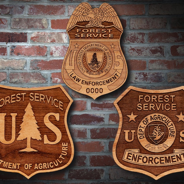Forest Service Badge - Etsy