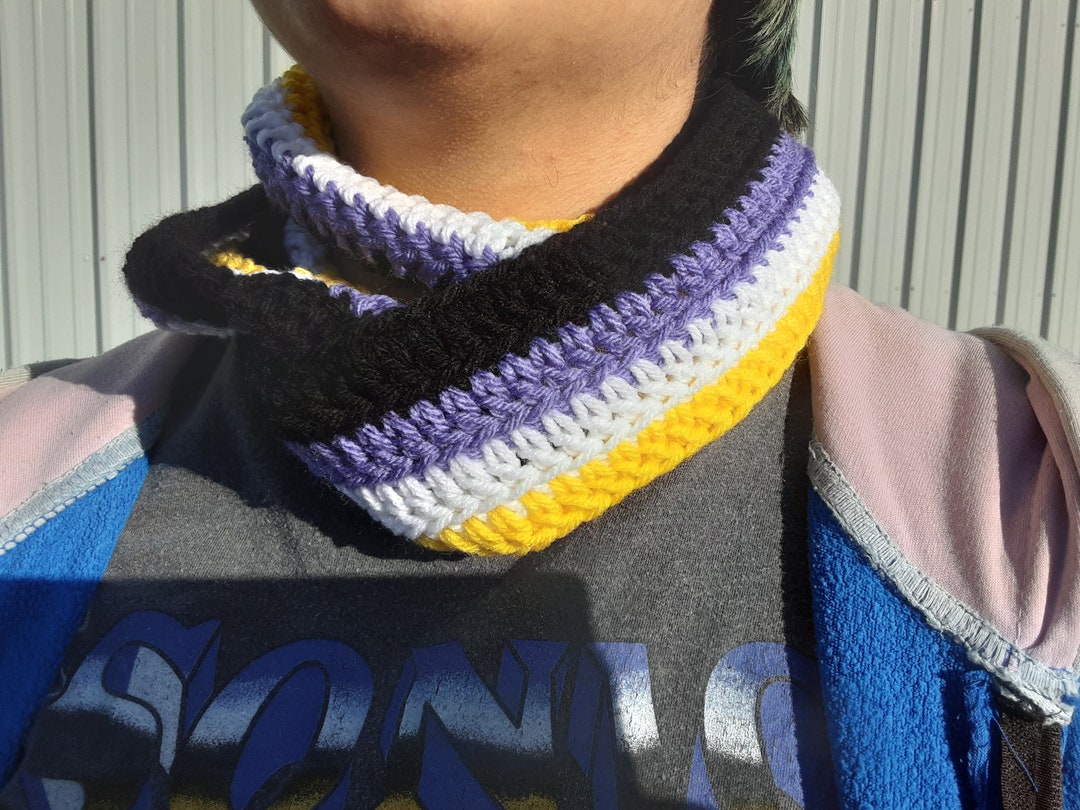 Pride Scarf Infinity Nonbinary - Etsy