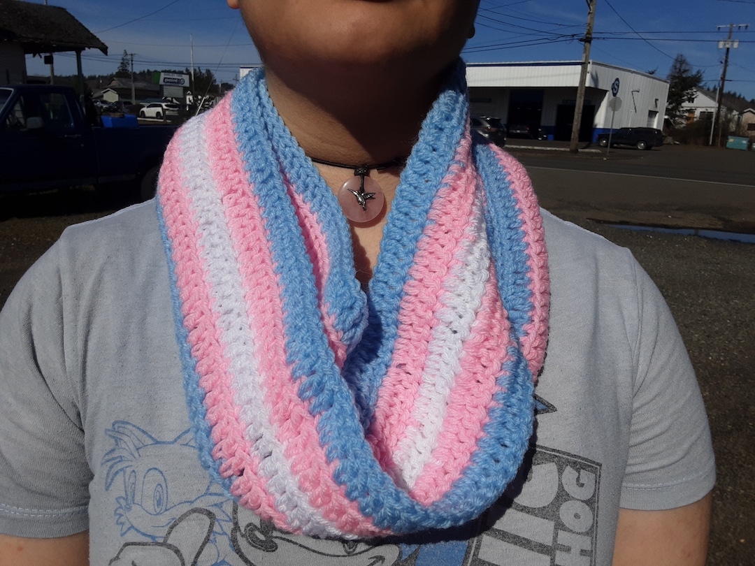 Transgender Pride Infinity Scarf - Etsy