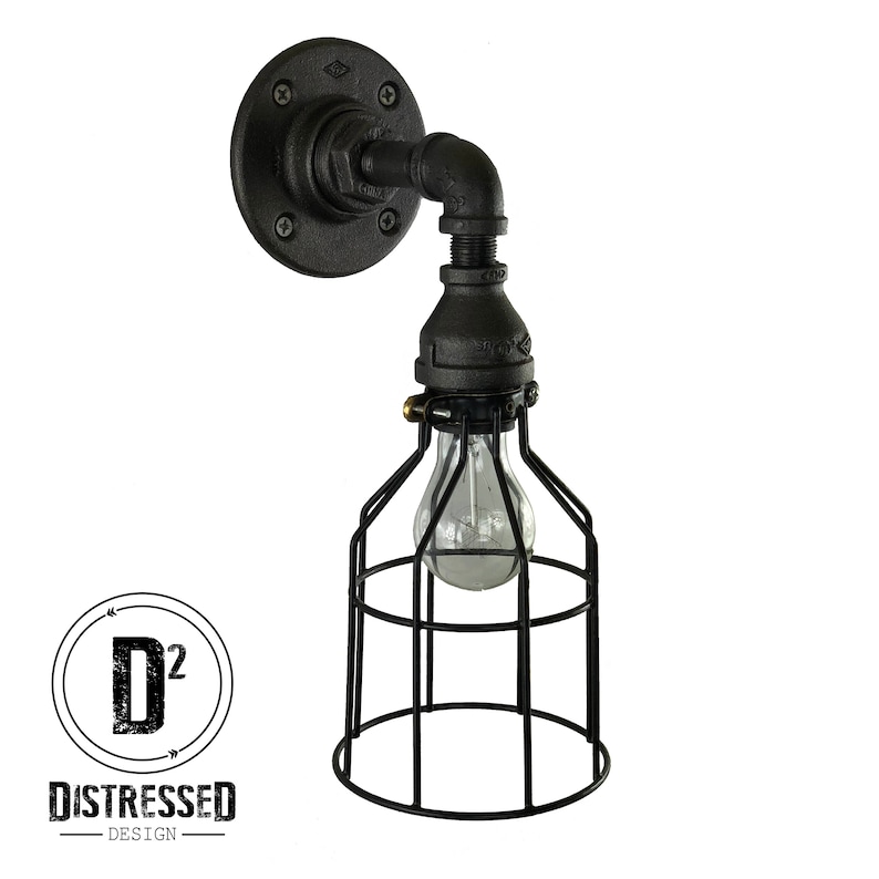 Iron Pipe Sconce II - Etsy